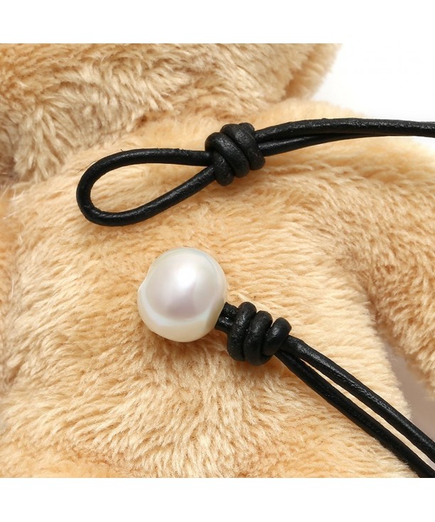 Freshwater Cultured Pearl Choker Necklace With White Pearls Bead On